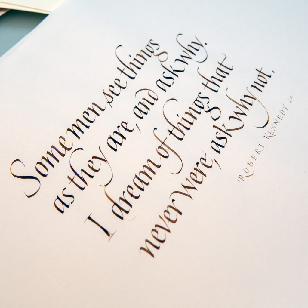 kennedy – John Stevens Calligraphy