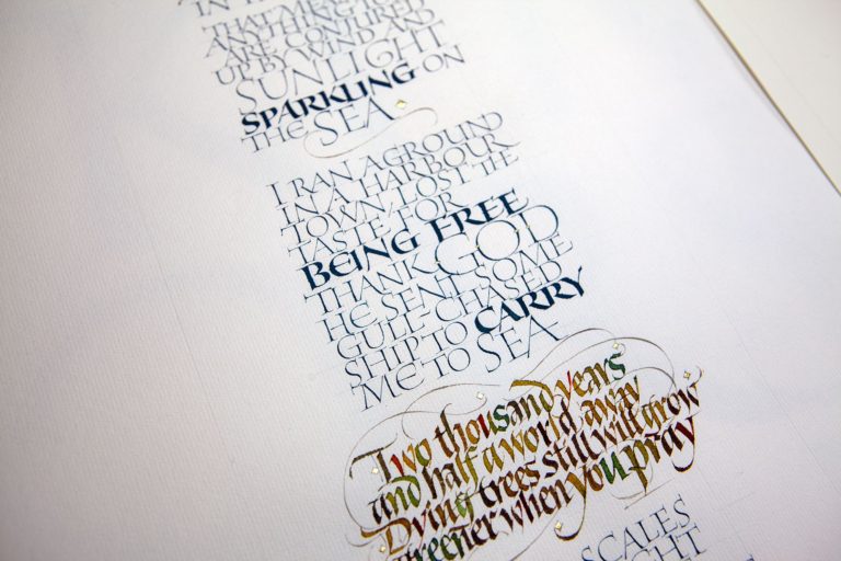 Hire John Stevens, Calligraphy; pen and brush master.