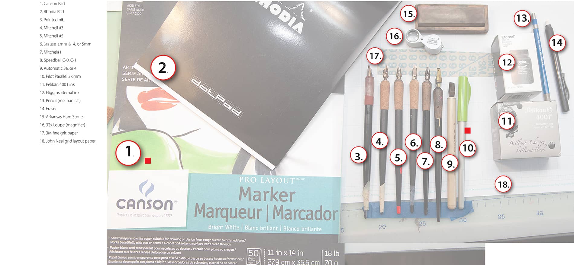 Materials Update – John Stevens Calligraphy