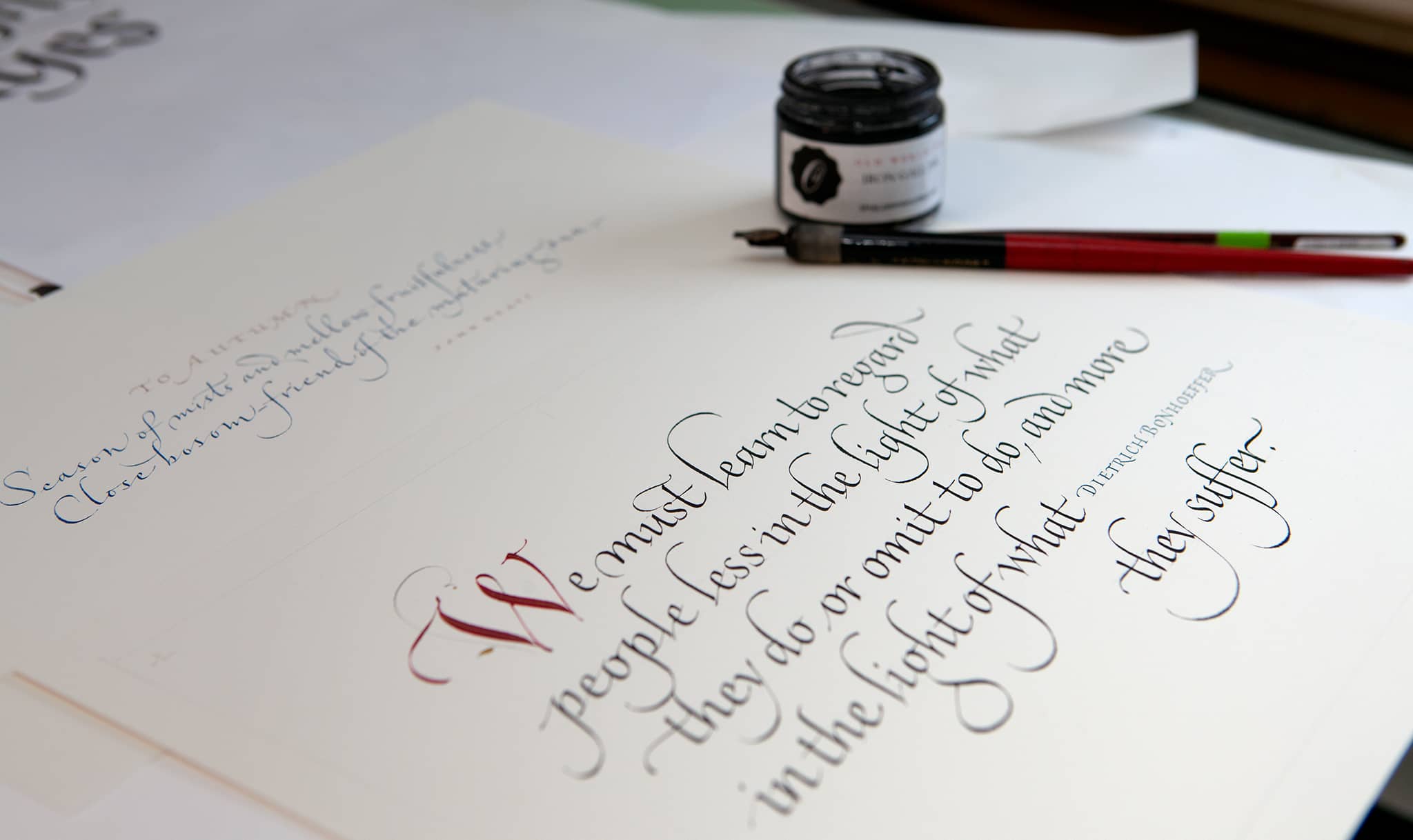 Autumn Calligraphy Workshops 2021 – John Stevens Calligraphy